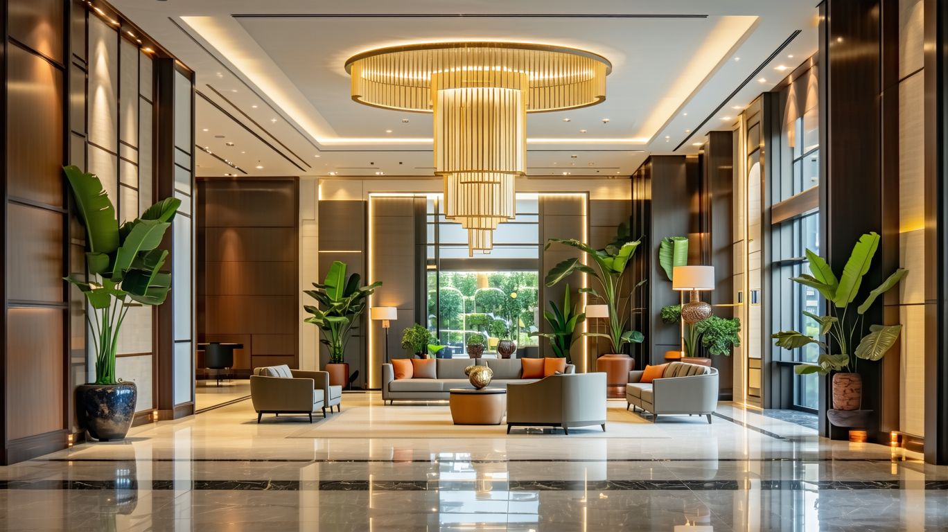 Choosing pendant lights for Your Lobby| Halcon Lighting
